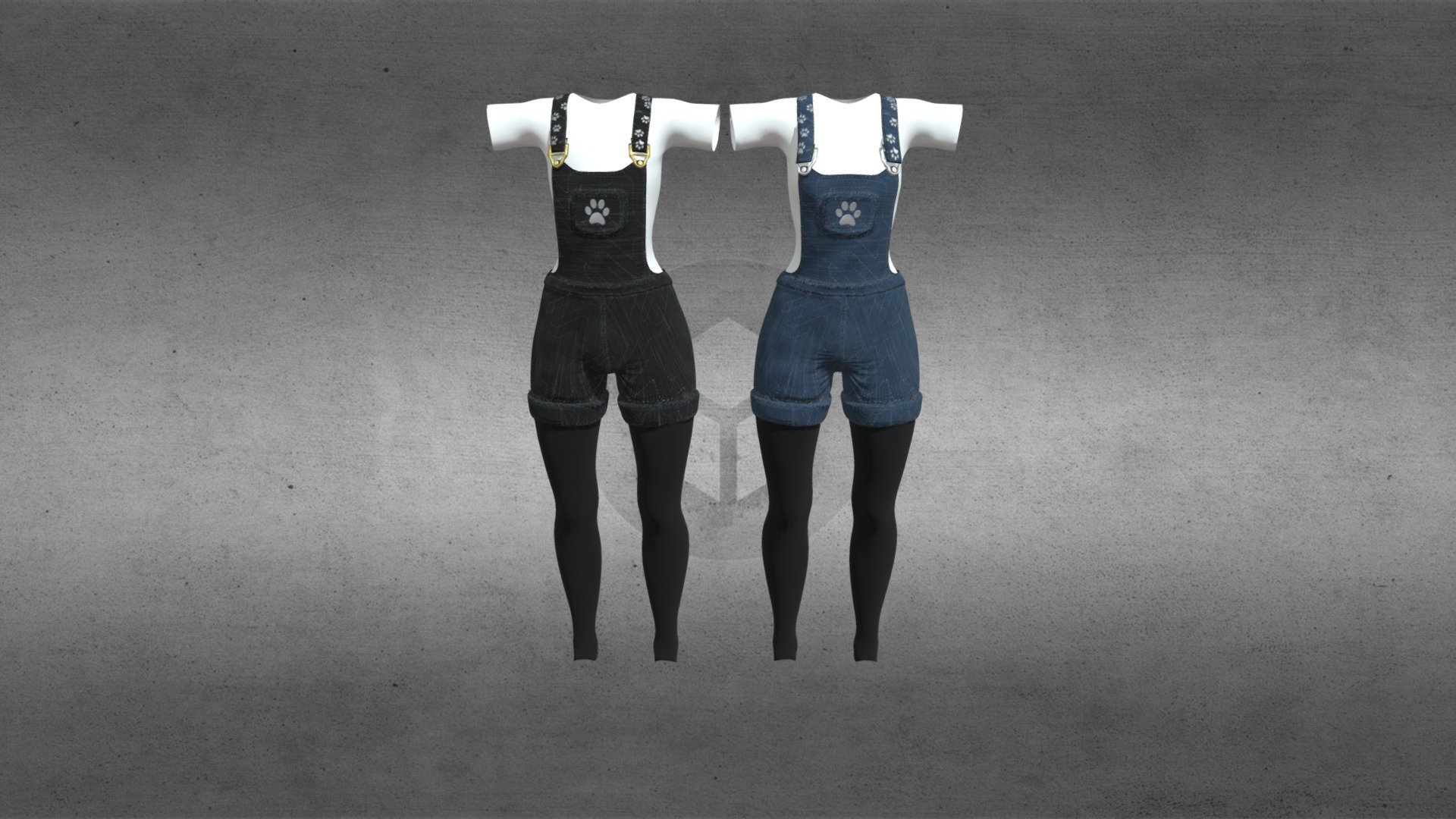 Puppy Overalls - 3D model by watermelonjustice [25e7911] - Sketchfab