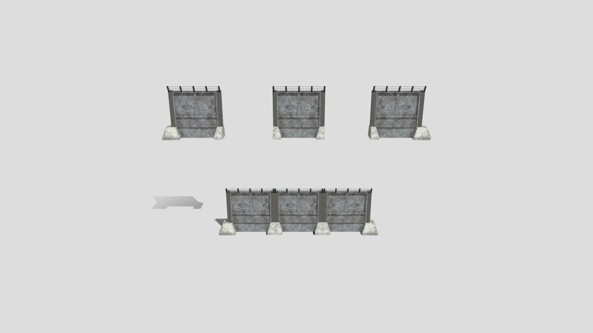 prison wall - 3D model by jesamabin [25e9799] - Sketchfab