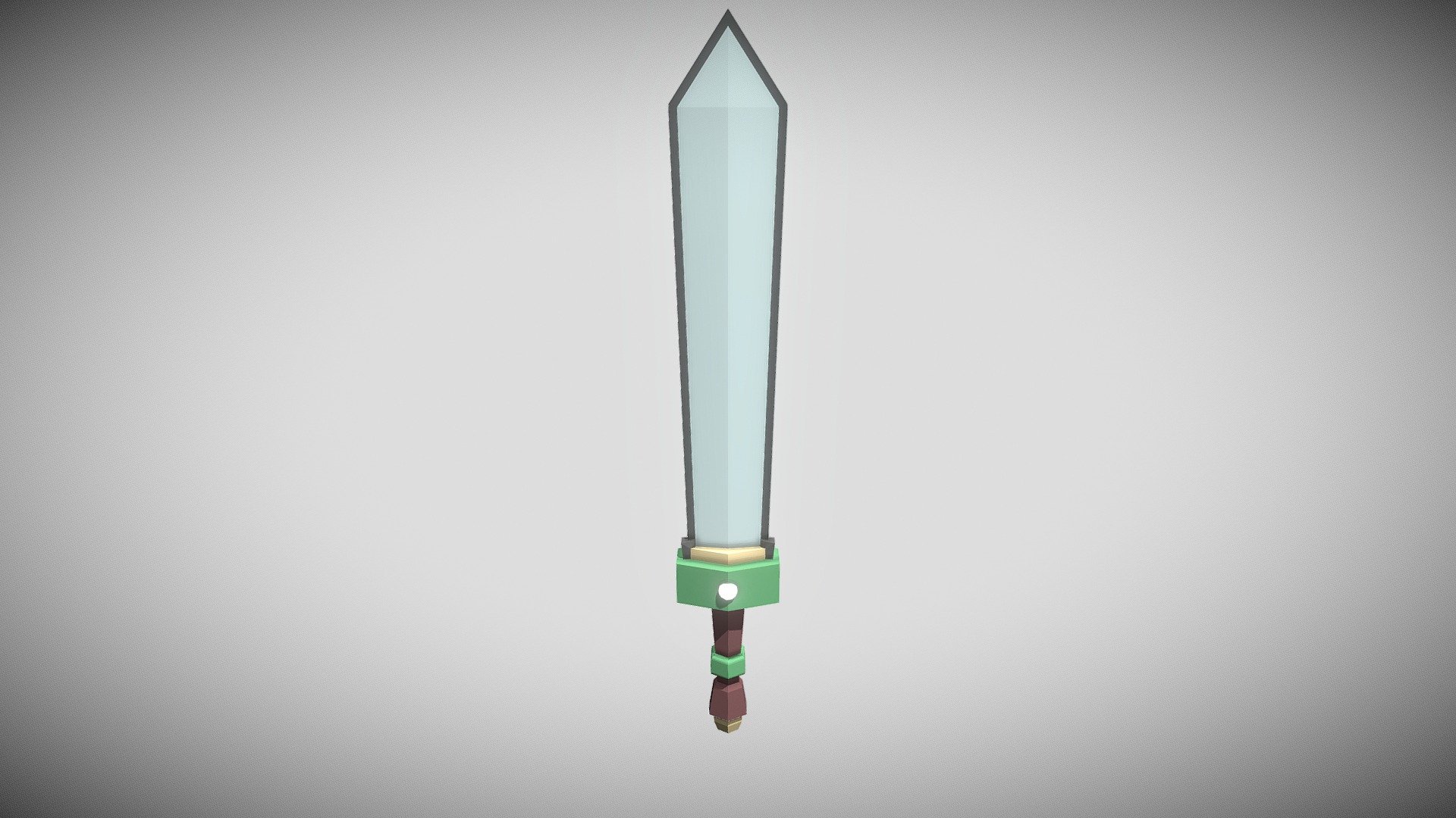 First 3D - Arcade Sword - 3D model by sunbroken [25ec682] - Sketchfab