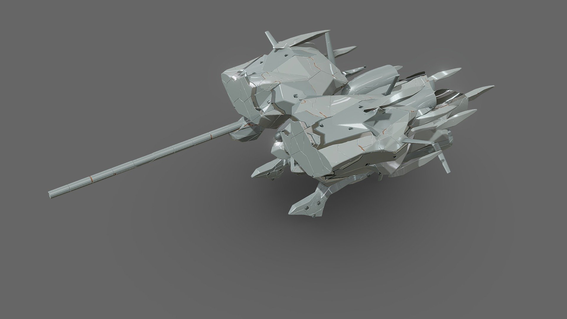 Procedural Hard Surface Modeling Test 26.07 - 3D model by asaito ...