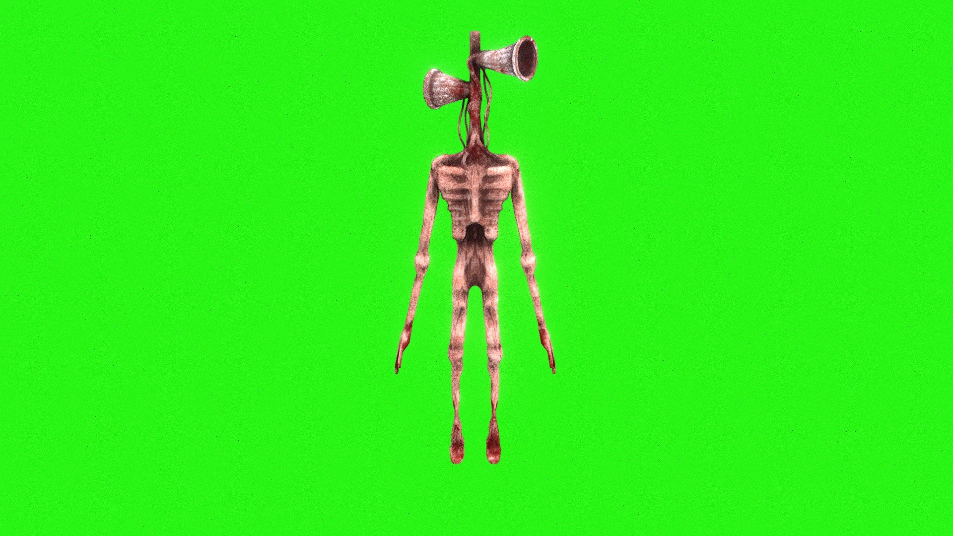 Horror-skunx-siren-head-model (1)@ Cross Punch - Download Free 3D model ...