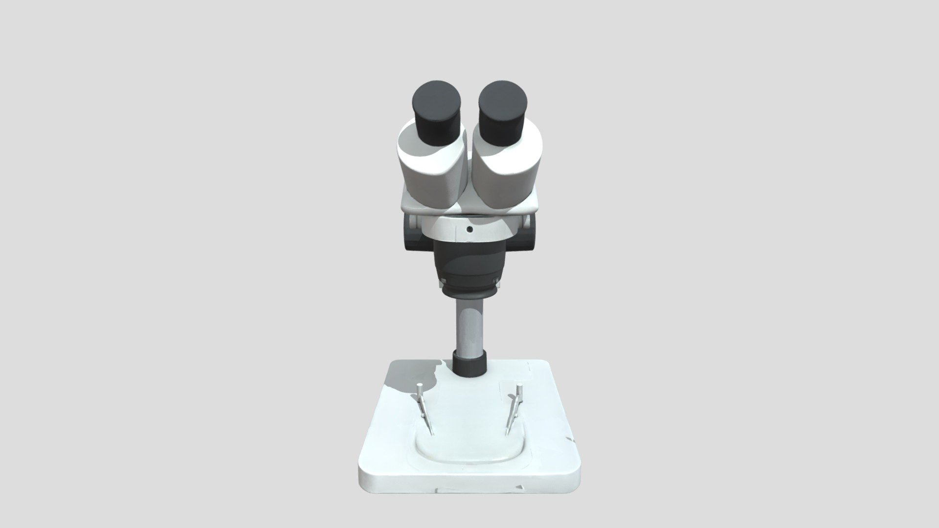 A laboratory microscope - 3D model by Alaya-Diego [25f122d] - Sketchfab