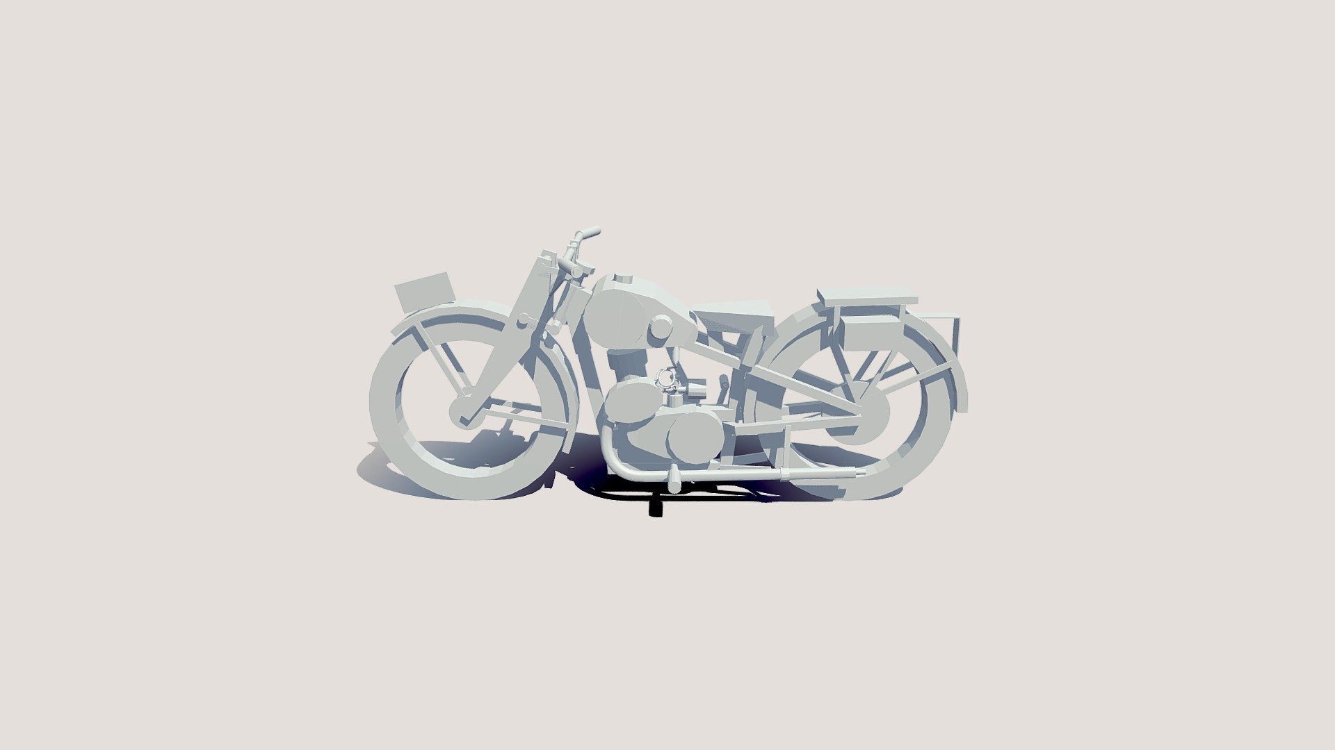 Retry Shape Analysis Motorcycle Medium - Download Free 3D model by ...
