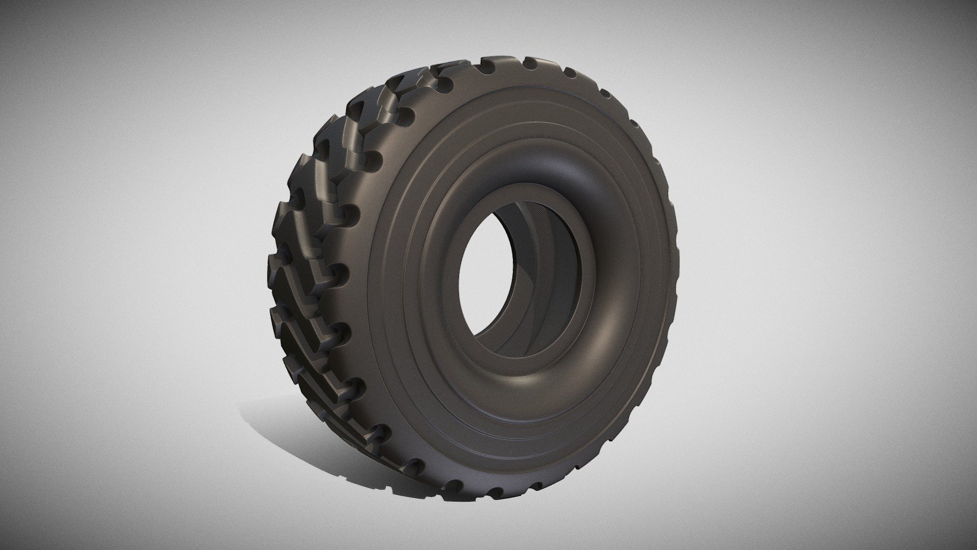 Wheel Loader Tyre (High-Poly Version) - Buy Royalty Free 3D model by ...