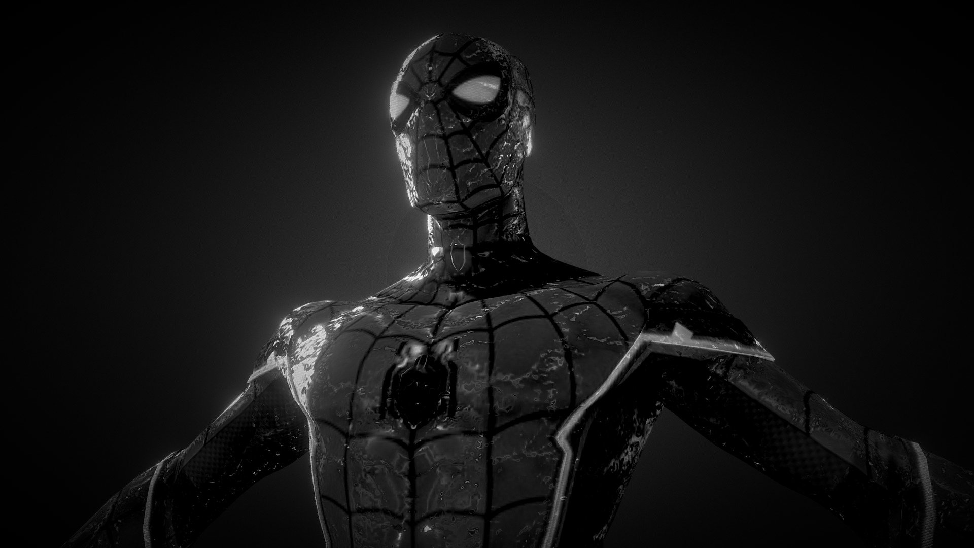 Spiderman Stark Enhanced - Symbiote suit - Download Free 3D model by ...