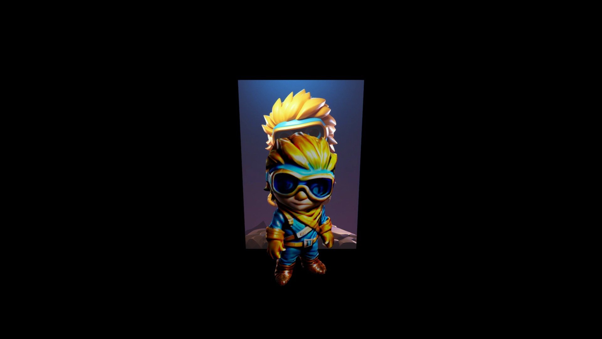 toy figurine of a cartoon character. - Download Free 3D model by klrxyz ...