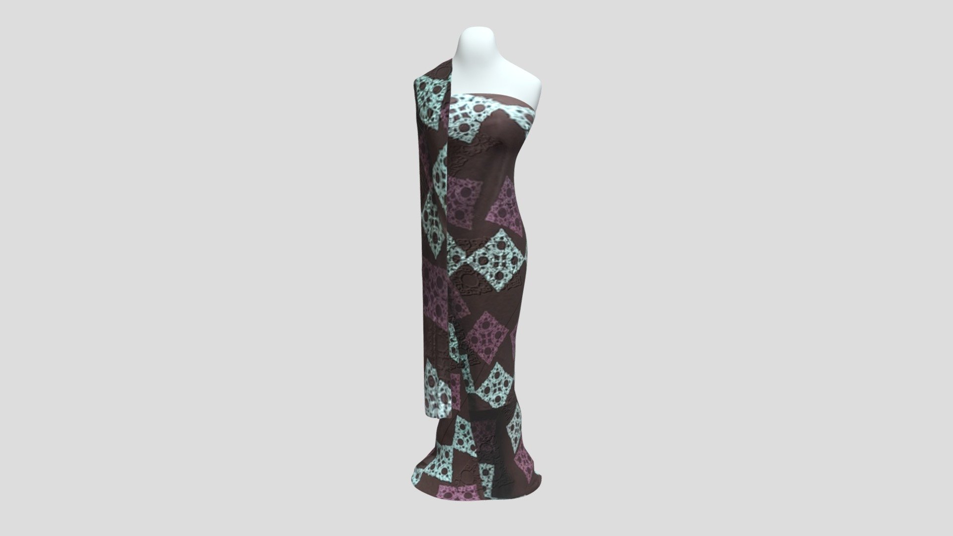 Kain Pasang Batik Blok 3 - Download Free 3D model by eeelabvisual ...