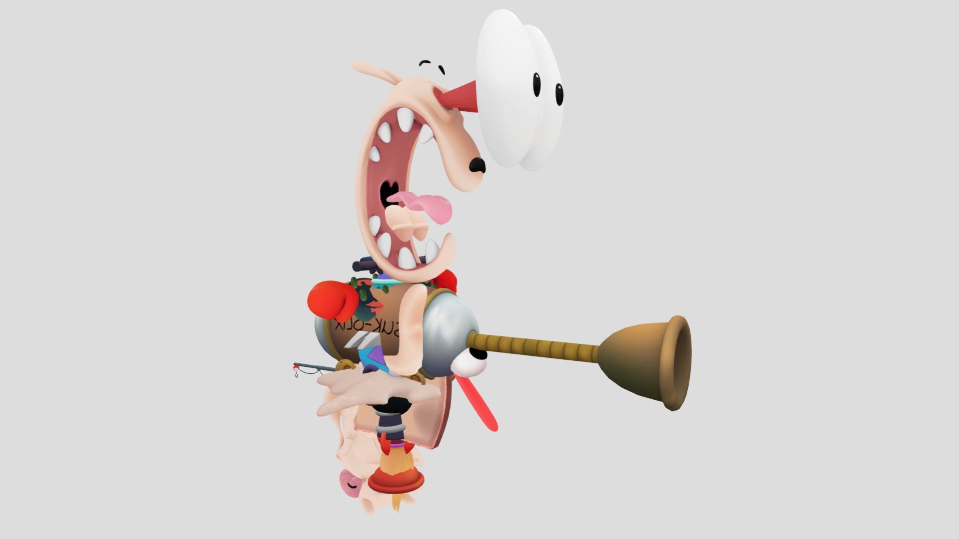 Nickelodeon All Star Brawl Rocko - Download Free 3D model by SMF ...