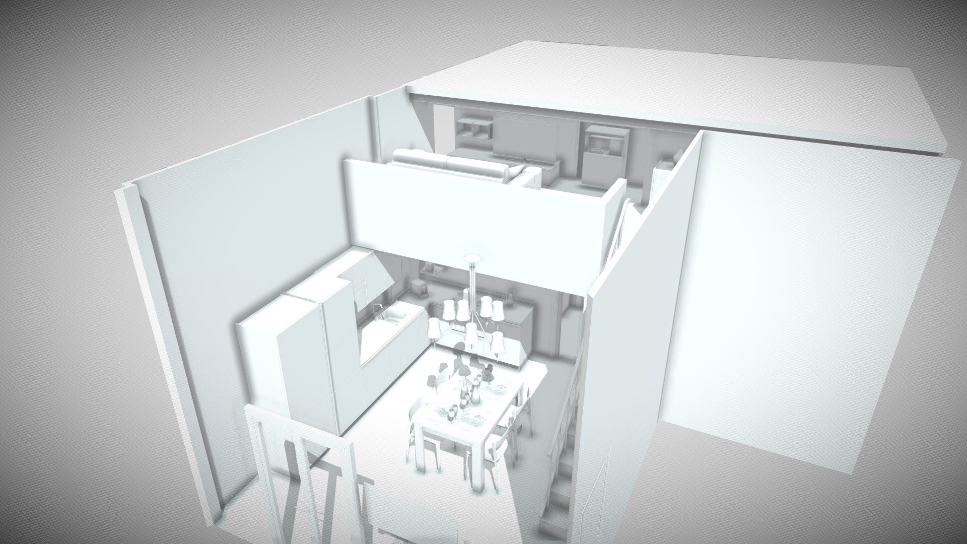 Wireframe - Loft 37 - Download Free 3D model by baldoVReal [25f8c6c ...