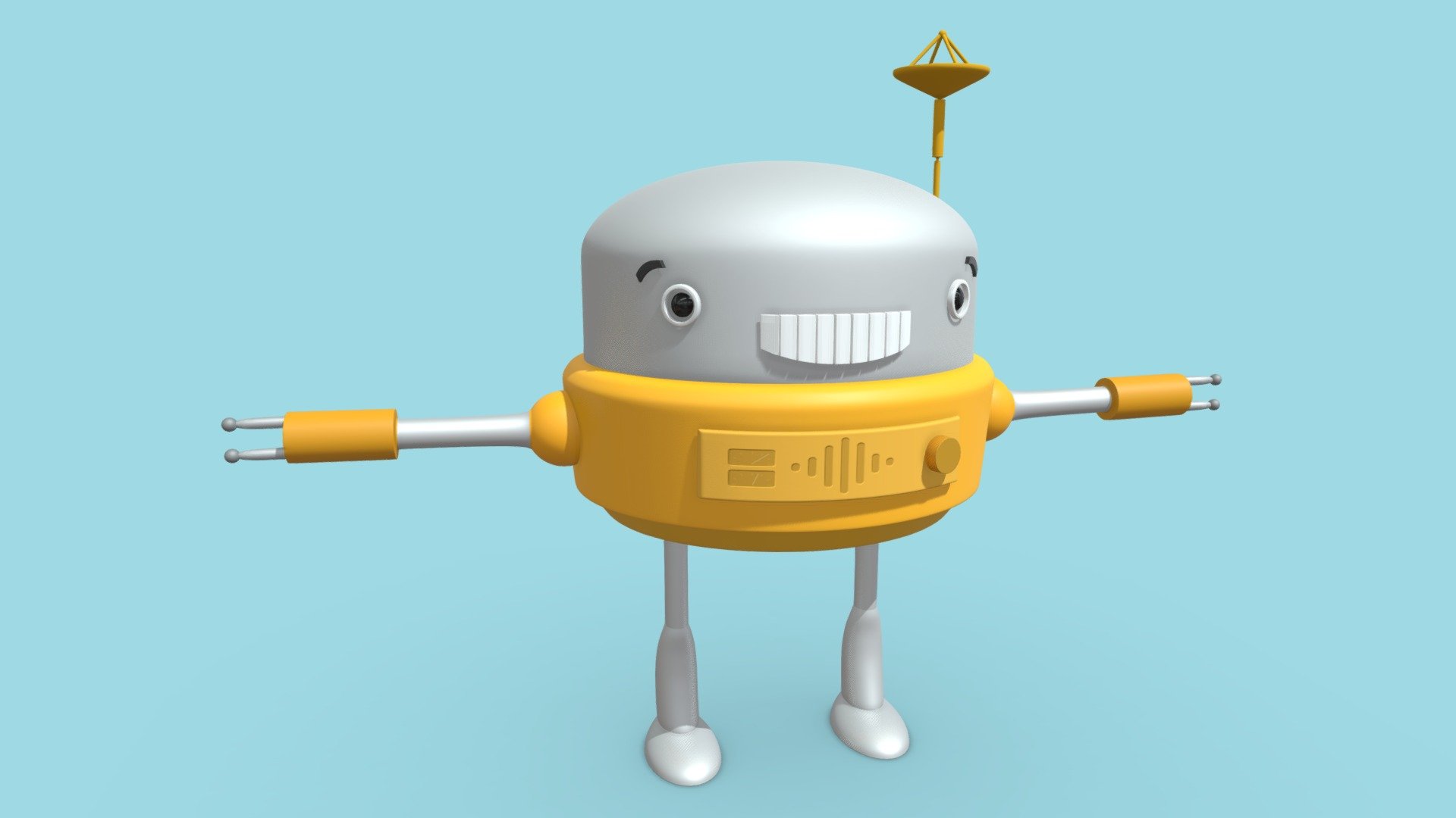 Randy - The Radio Robot - Download Free 3D model by marlon360 [25fbe54 ...