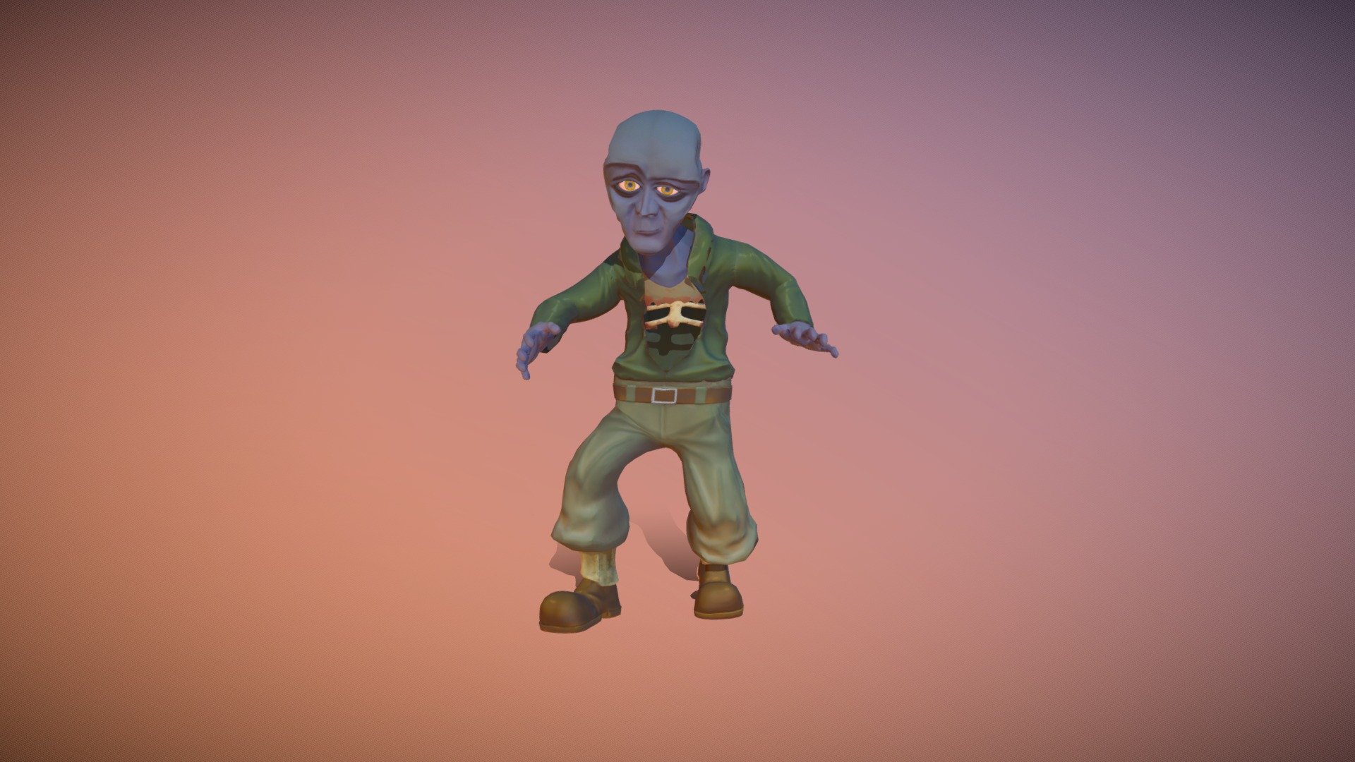 Lucas_Bower_Posed_Character_Zombie - 3D model by SurrealSeal [25fc61b ...