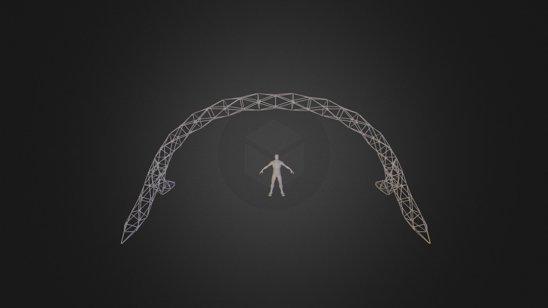 Tube Arch - 3D model by Brian Korsedal (@BrianKorsedal) [25ff14d ...