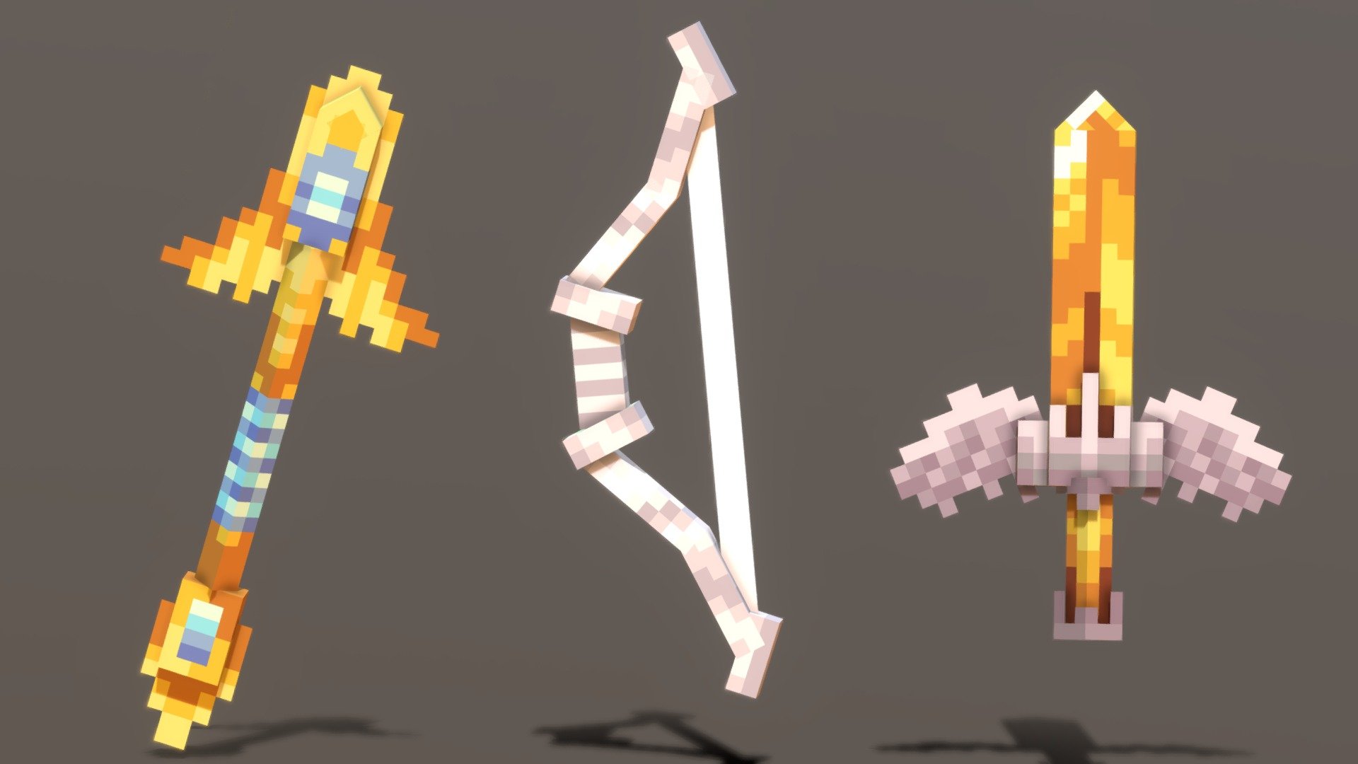 Mythology Weapons (Commission) - 3D model by Edge (@ItsEdge) [25ffff8 ...