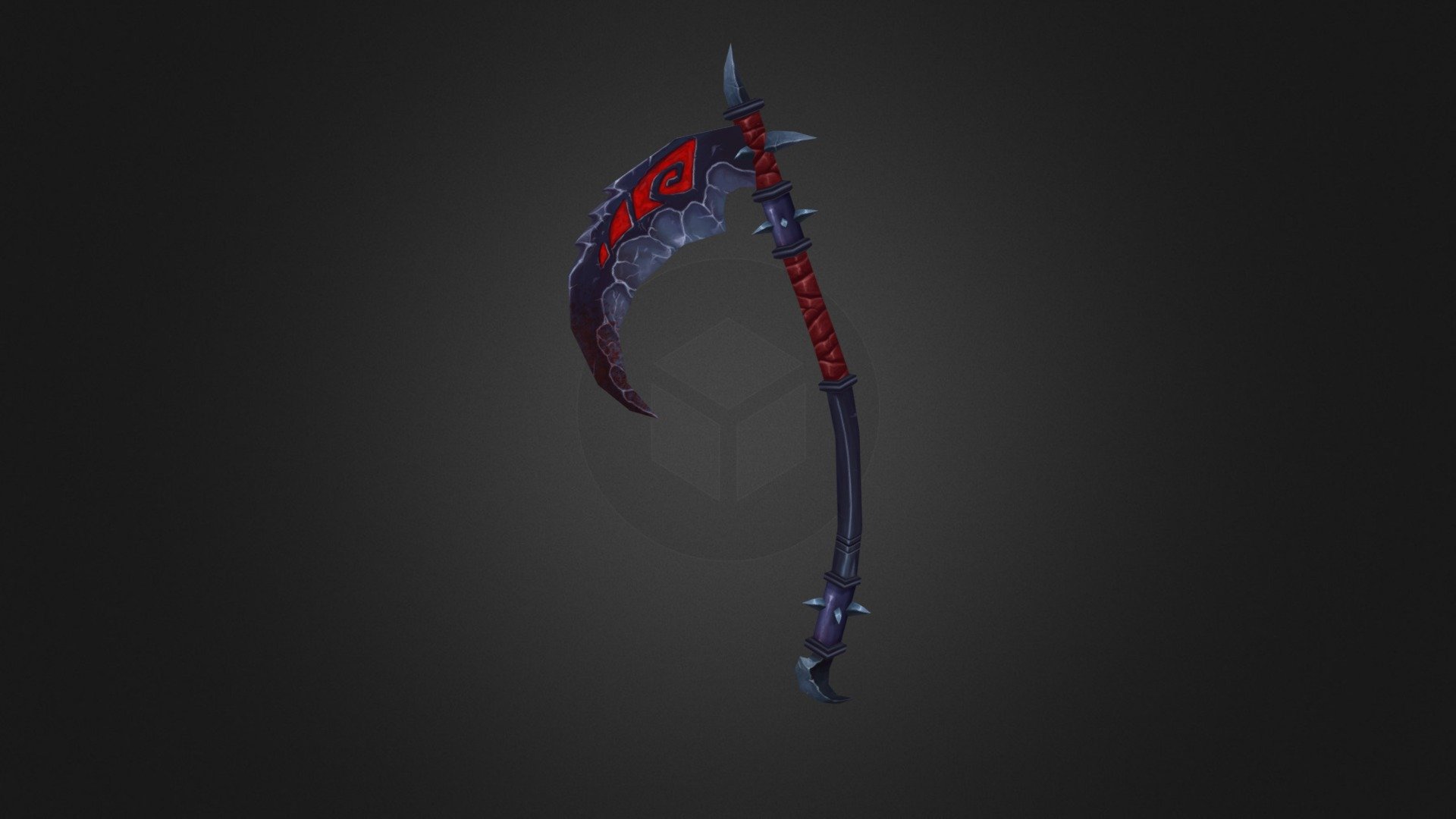 Low-Poly Handpainted Scythe - 3D model by Lyra121 (@madlyinlov3 ...