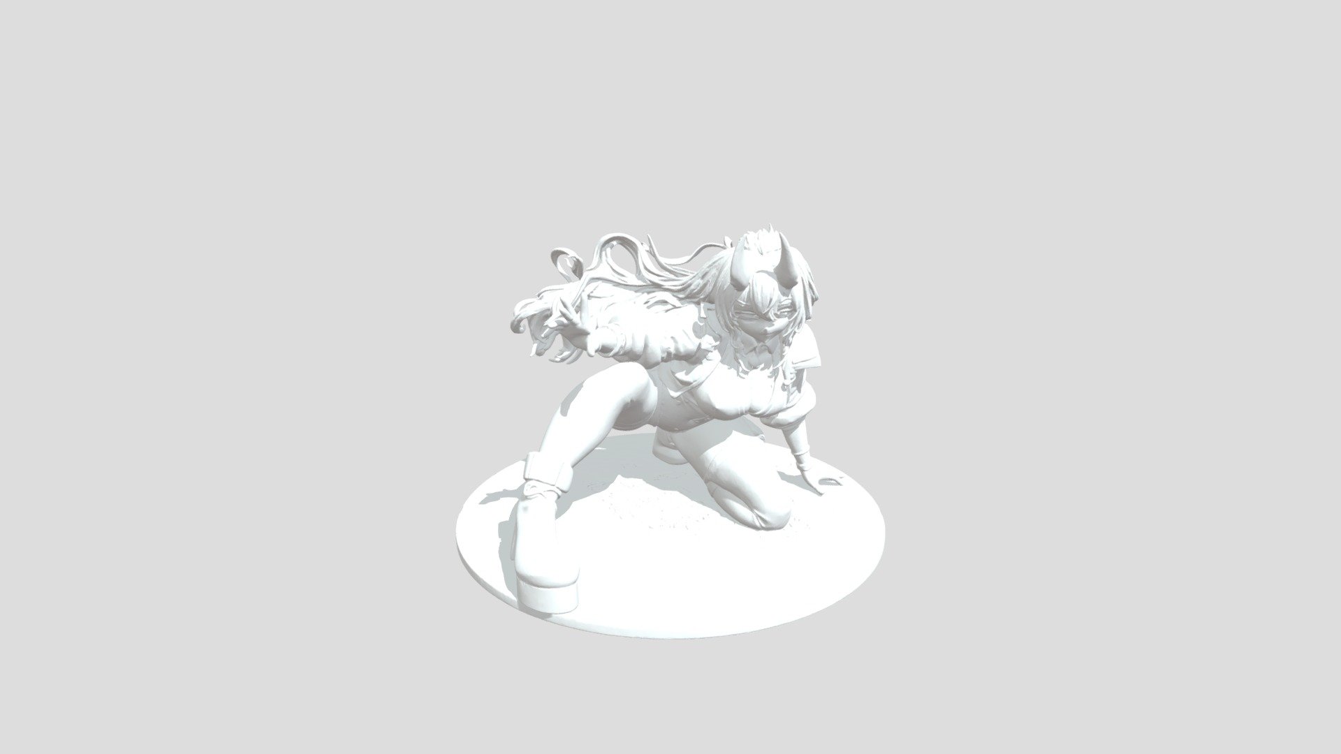 Demon Figure on Desk - Download Free 3D model by etiien [260209e ...