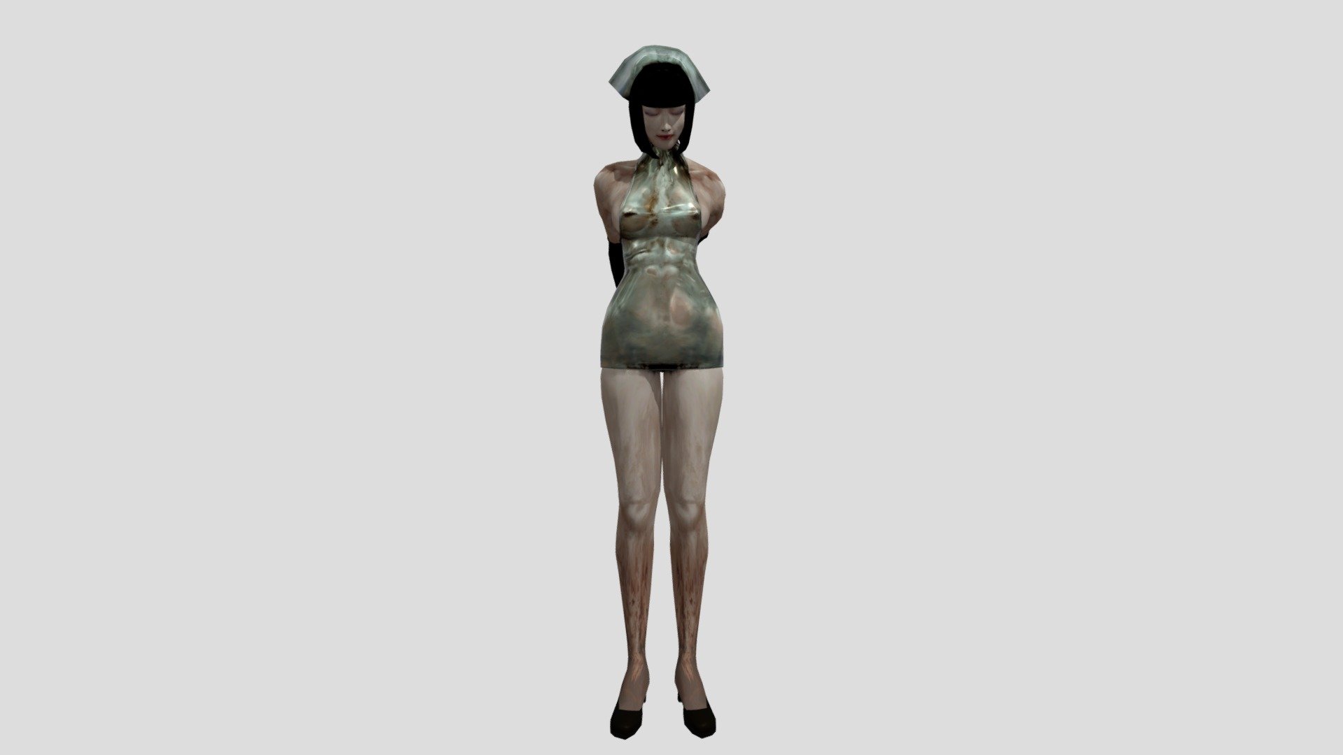 Lady Fukuro (With Bones) - Download Free 3D model by zHairezt [2604e32] - Sketchfab