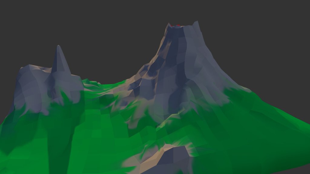 Low Poly Island - 3D model by charlos [26054b6] - Sketchfab