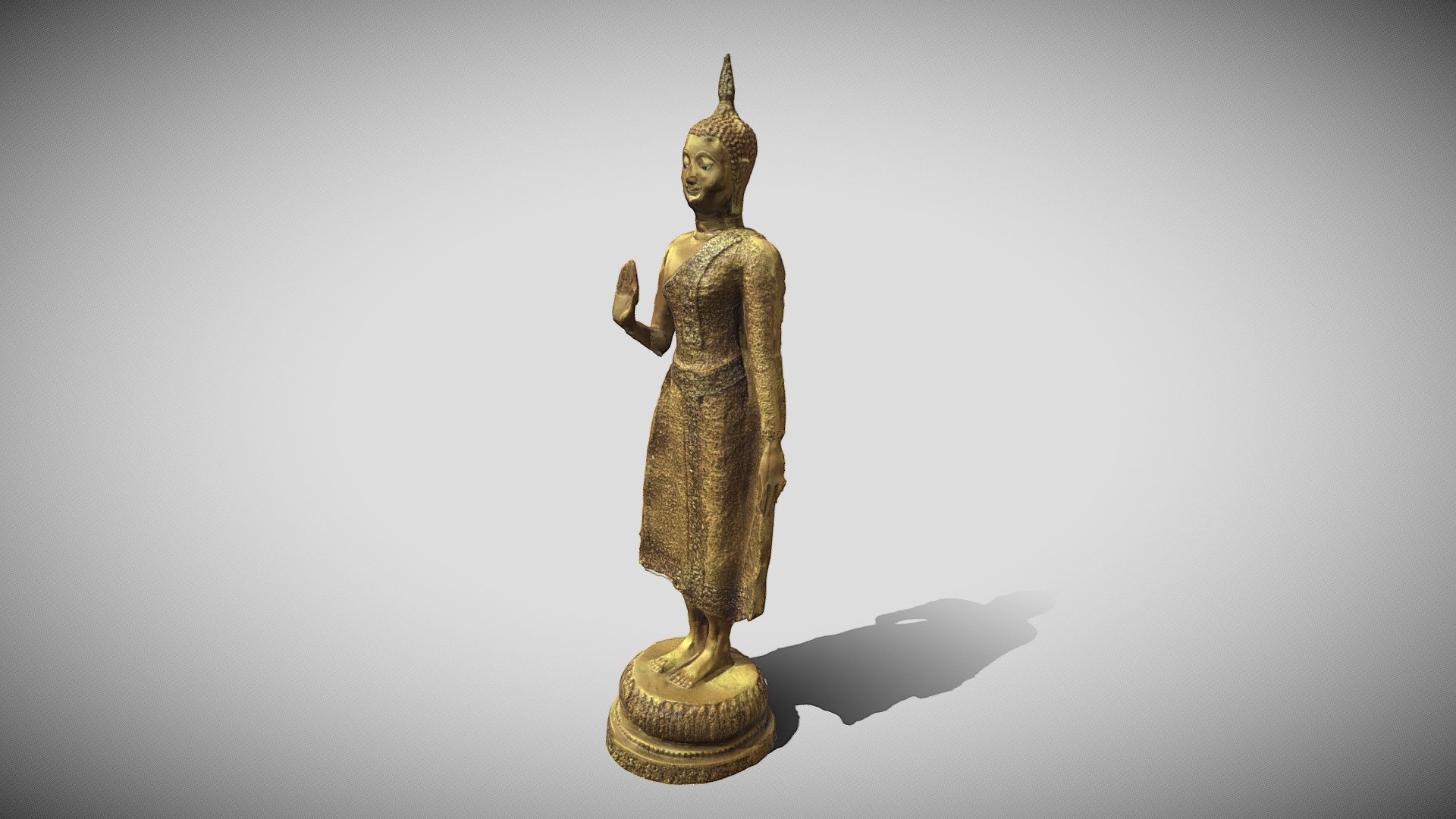 156-ST-Buddha 12 (Monday) - Buy Royalty Free 3D model by KimtueKP ...