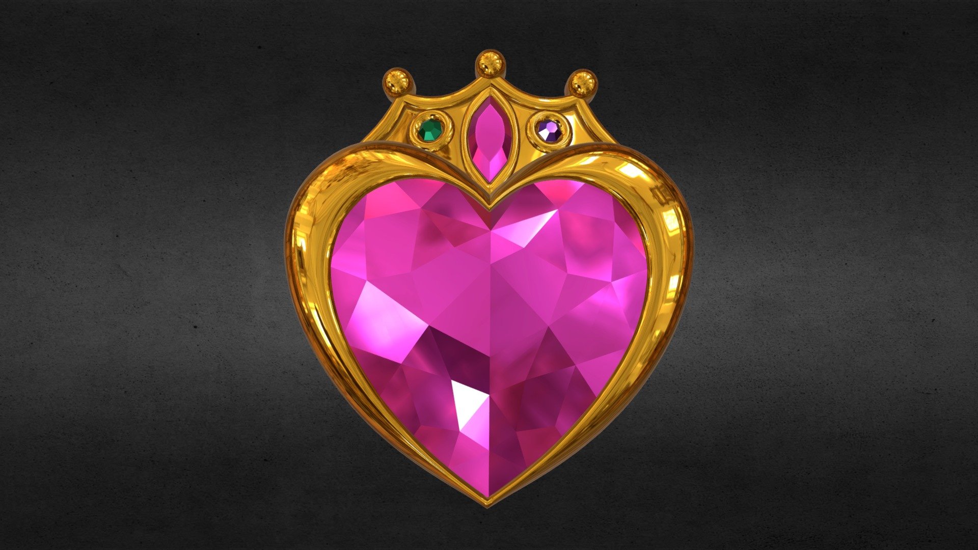 Prism Heart Compact - 3D model by Hybryda [2607dc0] - Sketchfab