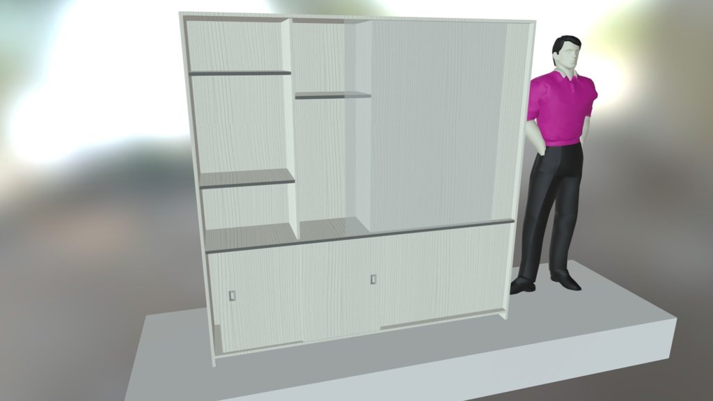 Mueble Divisorio - 3D model by captliego [2608333] - Sketchfab