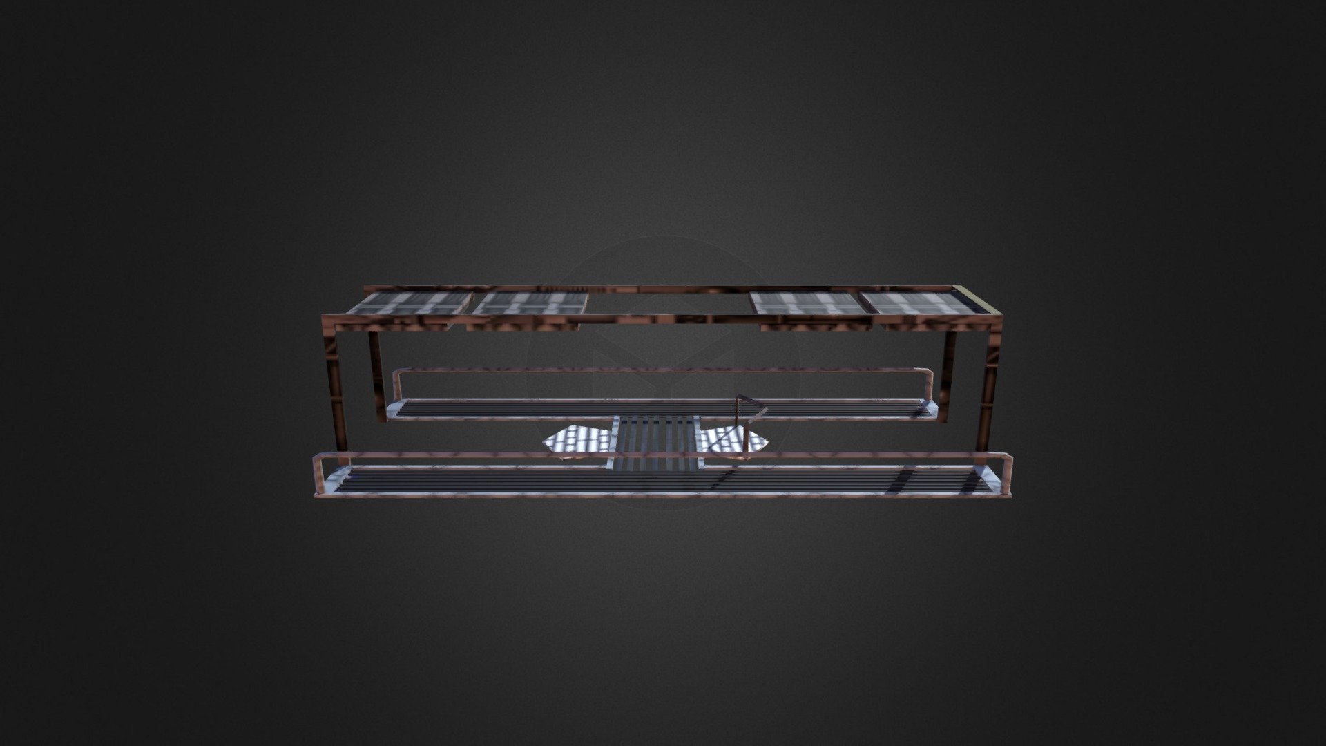 sci-fi railing - 3D model by lazereye57 [2608bfb] - Sketchfab