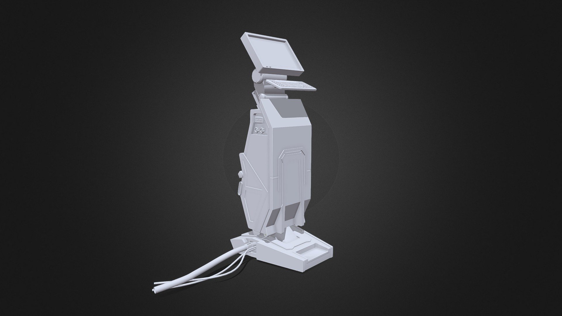 Sci-fi Terminal - 3D model by Marta Maksymiec (@marta_m) [260cae0 ...