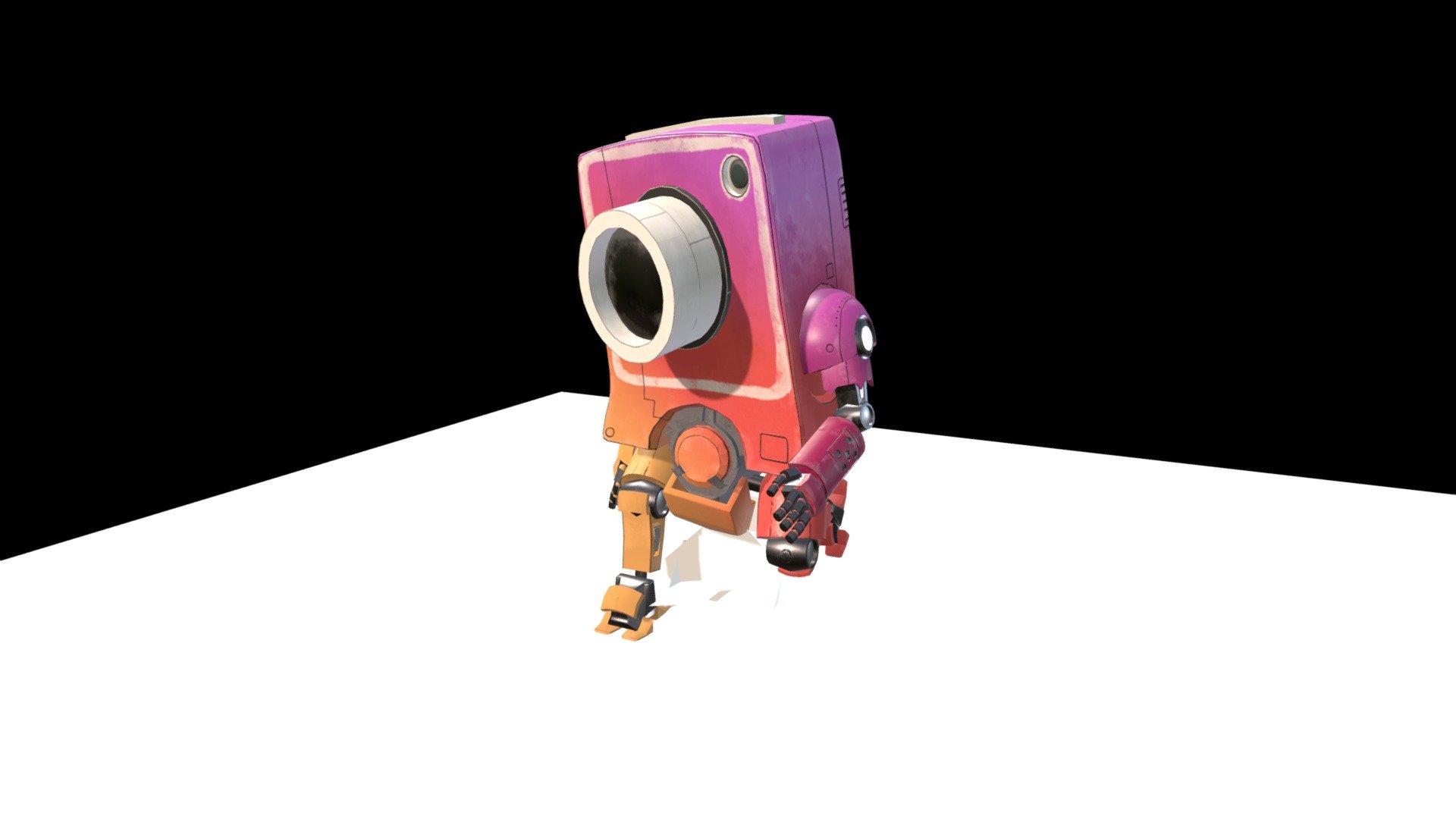 Cartoony Instagram Robot - Download Free 3D model by Pablo Tamariz ...
