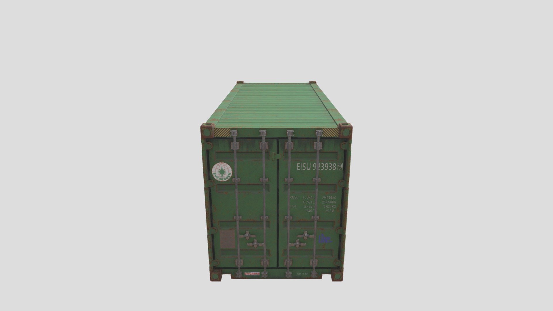 EVERGREEN Container - 3D model by Rashid (@sabitovrashid26) [260ef0a ...