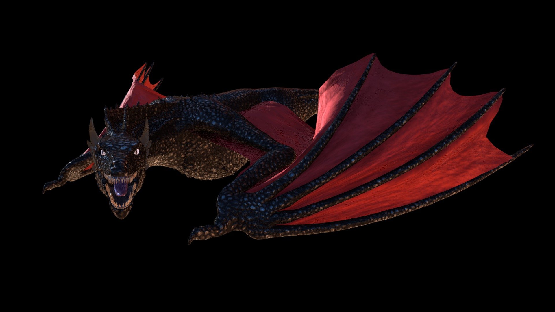 Dragon GOT - 3D model by Syrhana [2610076] - Sketchfab