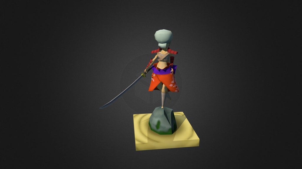 Female Ronin - 3D model by ETAN798 [261435e] - Sketchfab