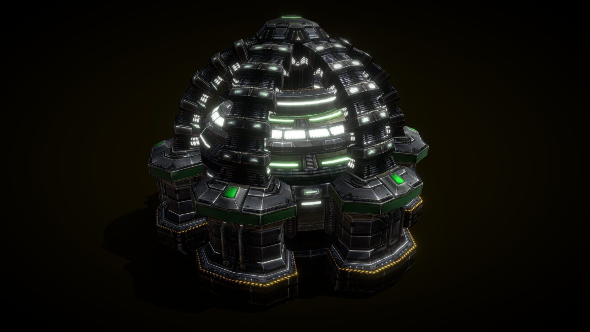 3DRT - Sci-Fi building - Power generator - 3D model by 3DRT.com ...