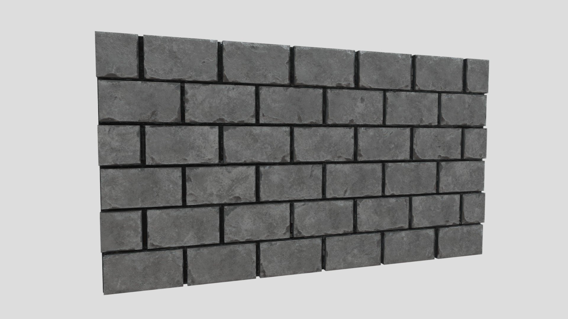 Brick Wall - 3D model by wizardyninja [26161b2] - Sketchfab