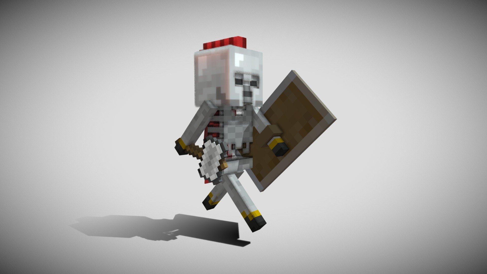Skeleton Warrior (Concept) - 3D model by ModelCraft_ [2617dbf] - Sketchfab