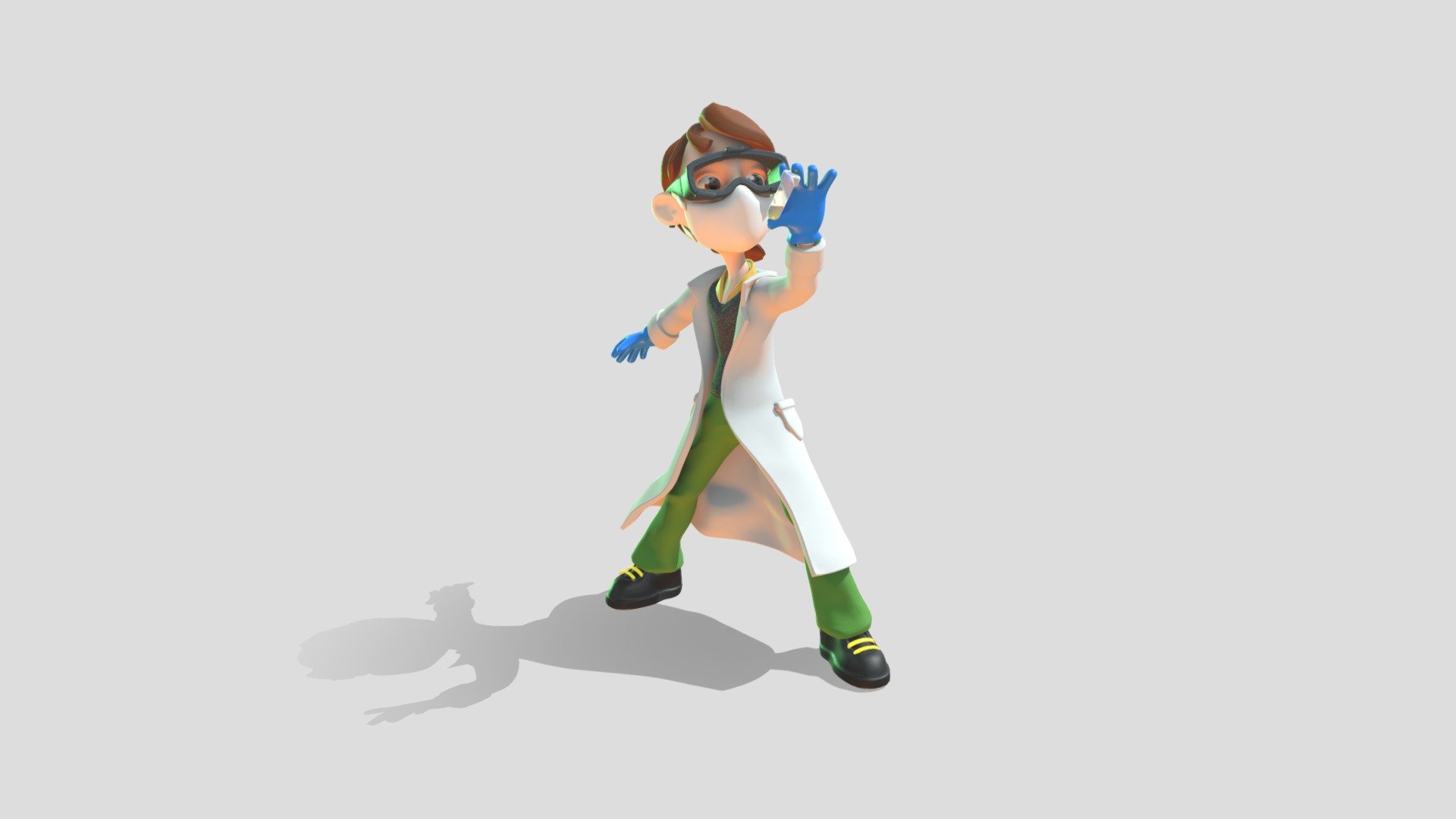 Forensic Scientist - 3D model by nickknacks [261869f] - Sketchfab
