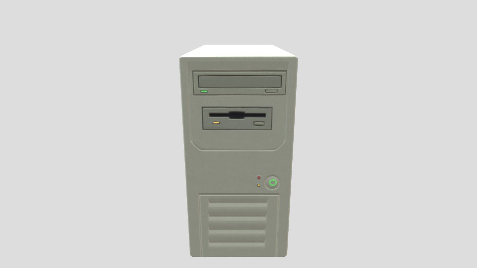 90's Computer Tower - 3D model by WillStrout [2618d39] - Sketchfab