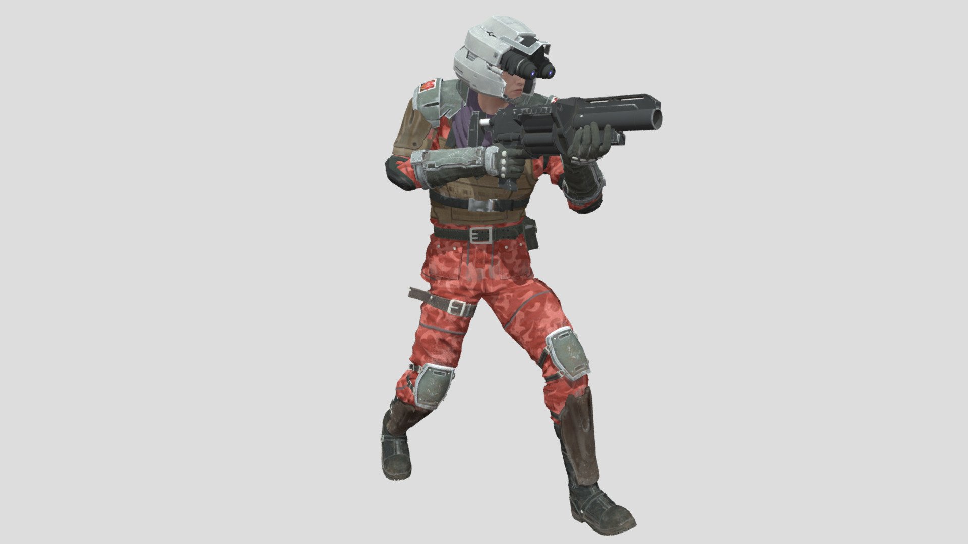 Grenadier Soldier - Sr - Final Fantasy 7 Remake - Download Free 3D ...