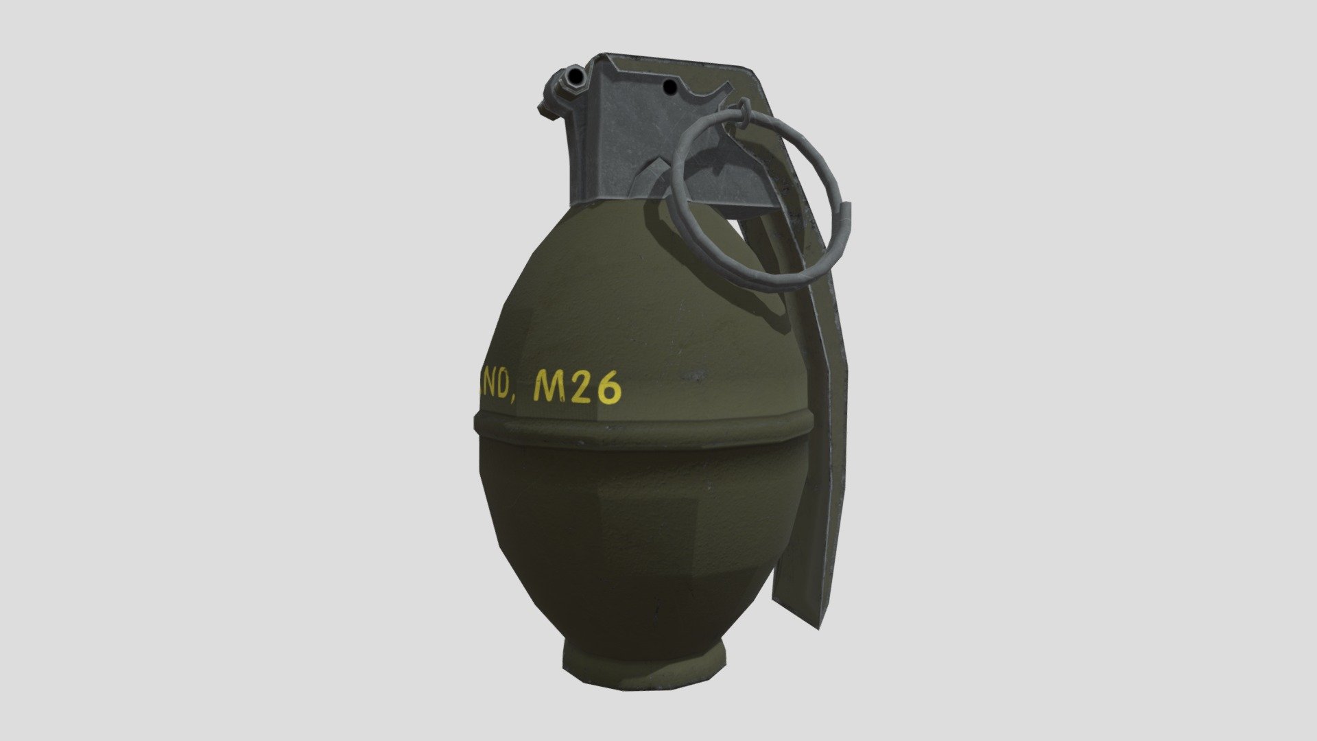 Low Poly Hand Grenade - Buy Royalty Free 3D model by aaanimators ...