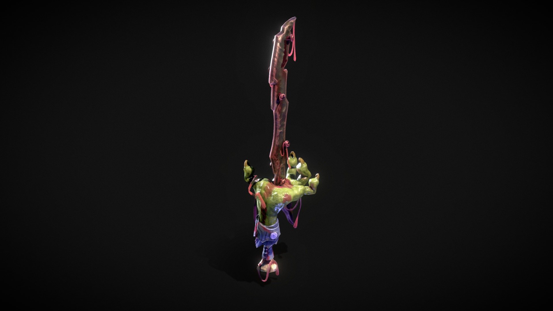 Swordtember 2023 Zombie Sword - Download Free 3D model by Batuhan13 ...
