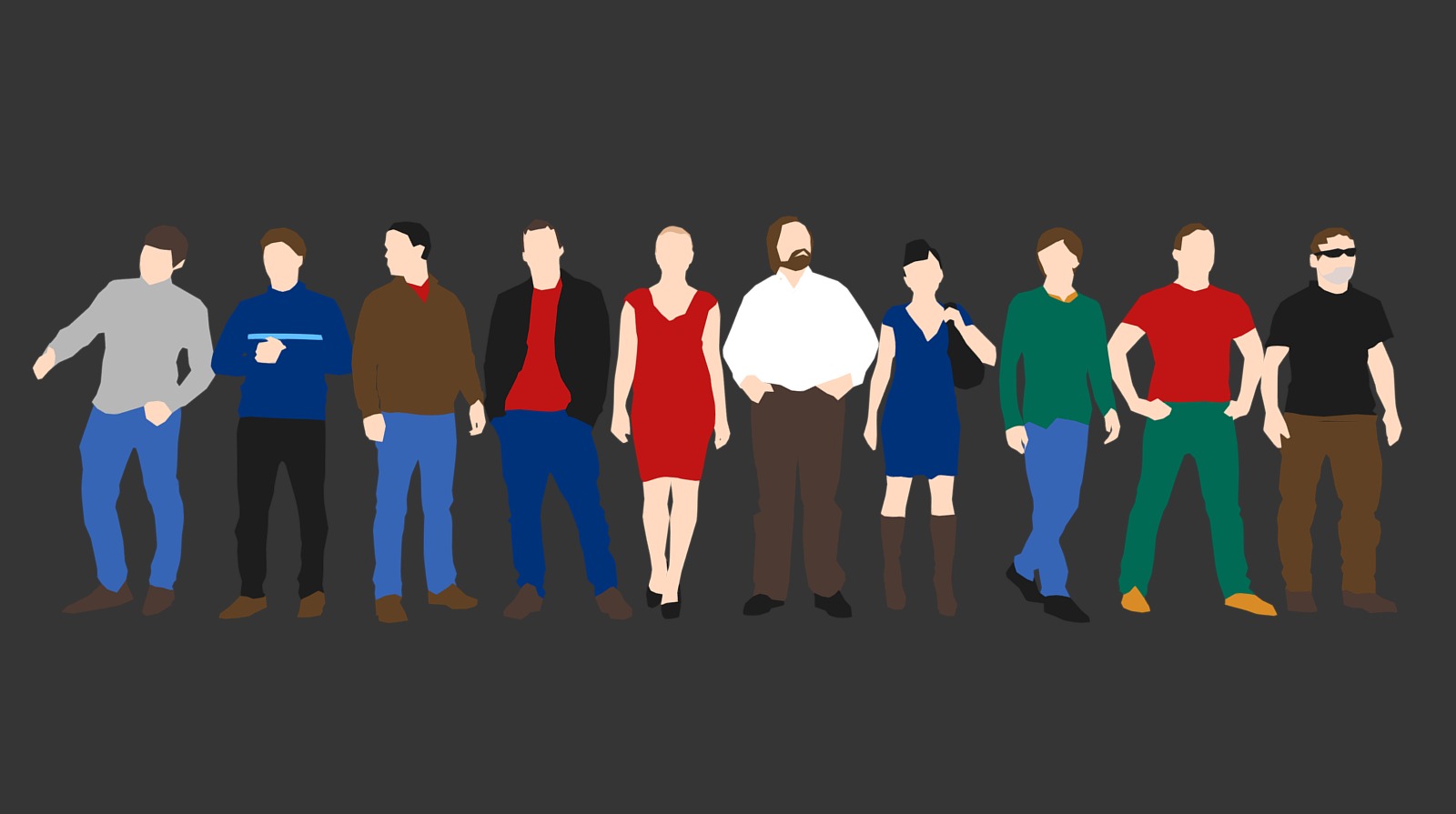 Colored Lowpoly People Unlit Vol. 4 - 3D model by kanistra [261a54a ...