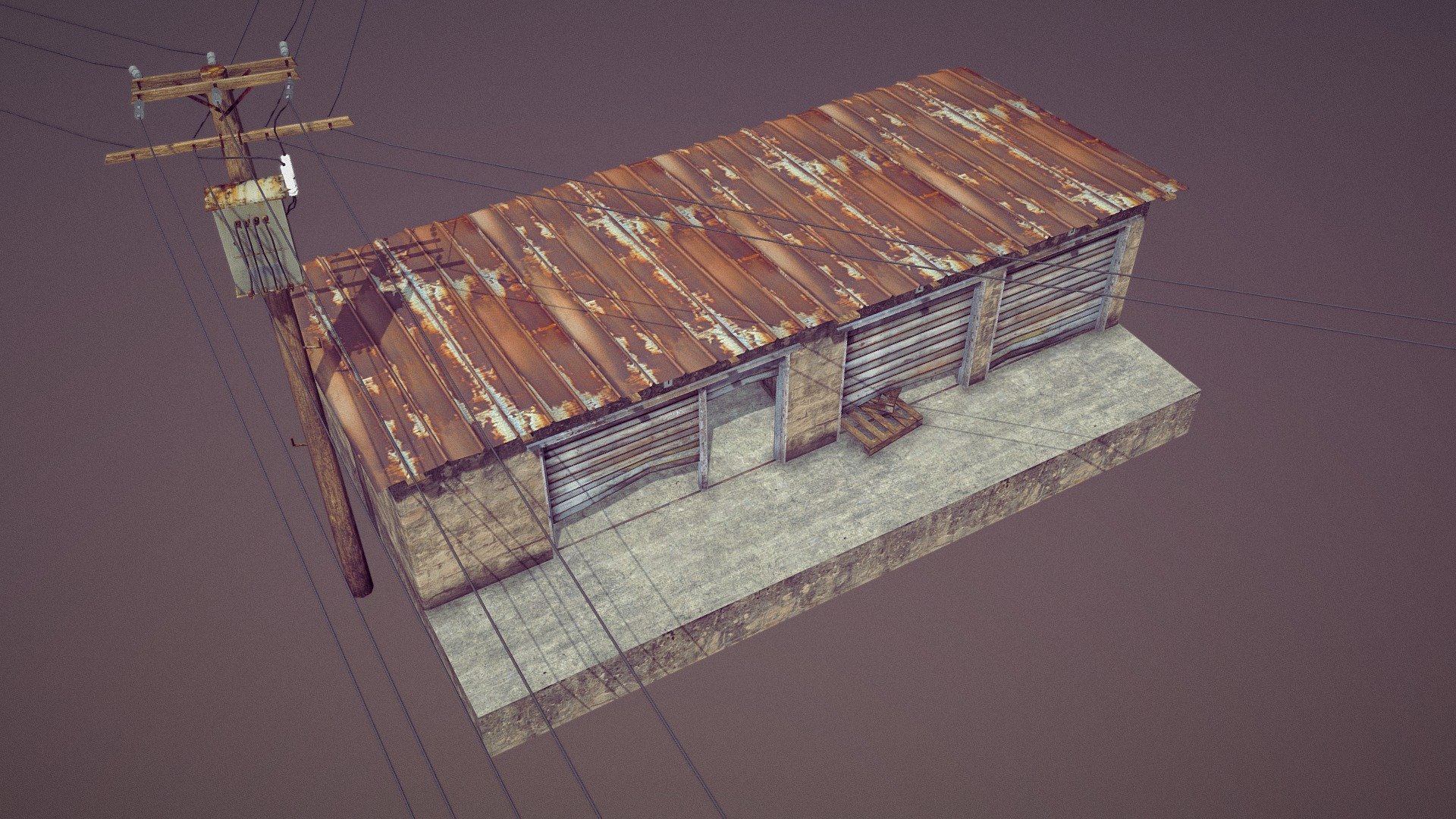 Storage Building 01 - 3D model by Kestutis Jankunas (@Kestutis ...