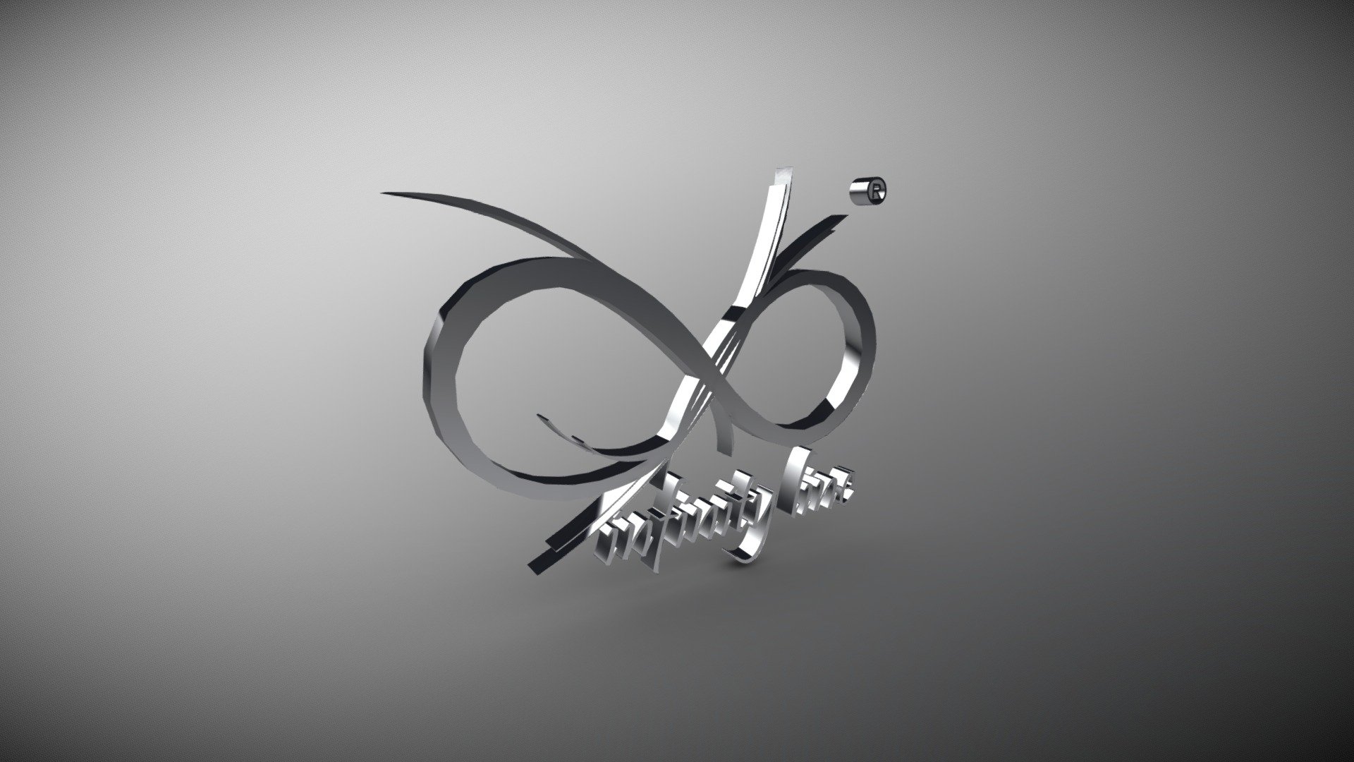 Infinity Line - logo - 3D model by Daniel Wilczak (@daniel_wilczak ...