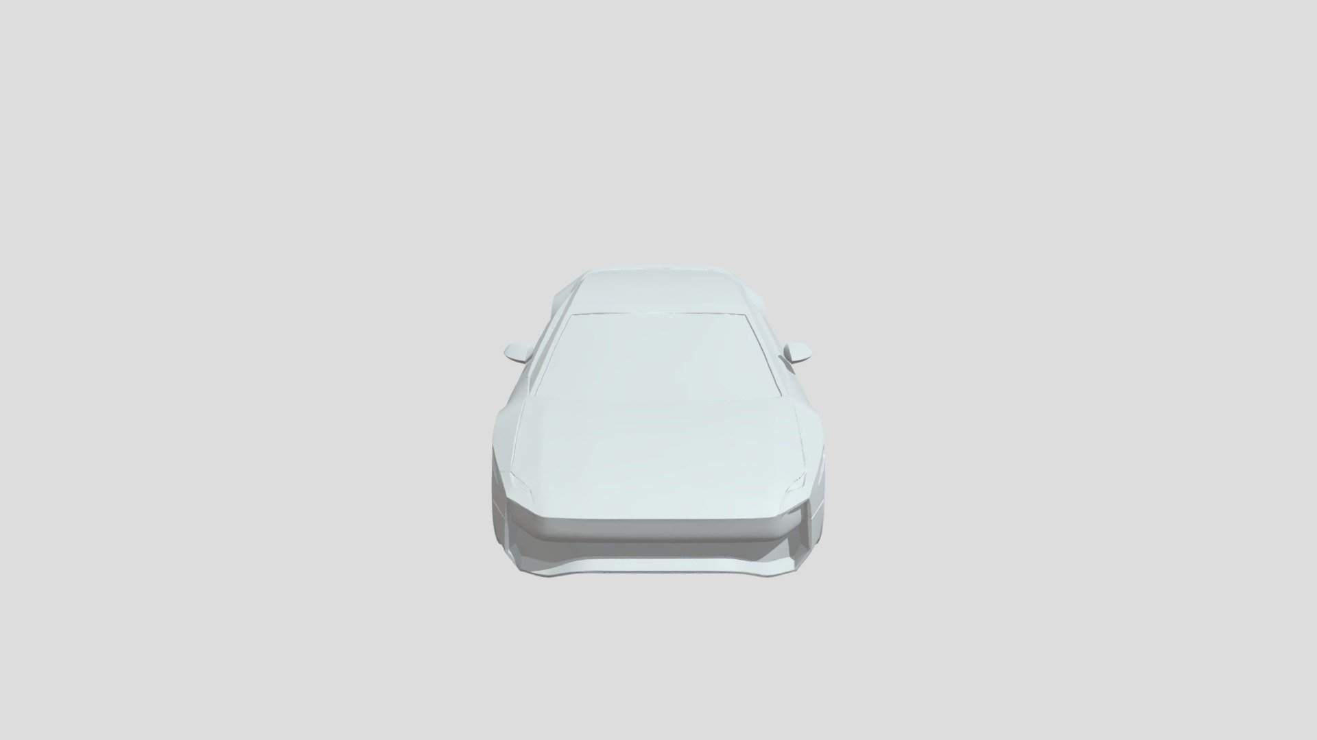 Futuristic sports car with angular design - 3D model by julienleboyer ...
