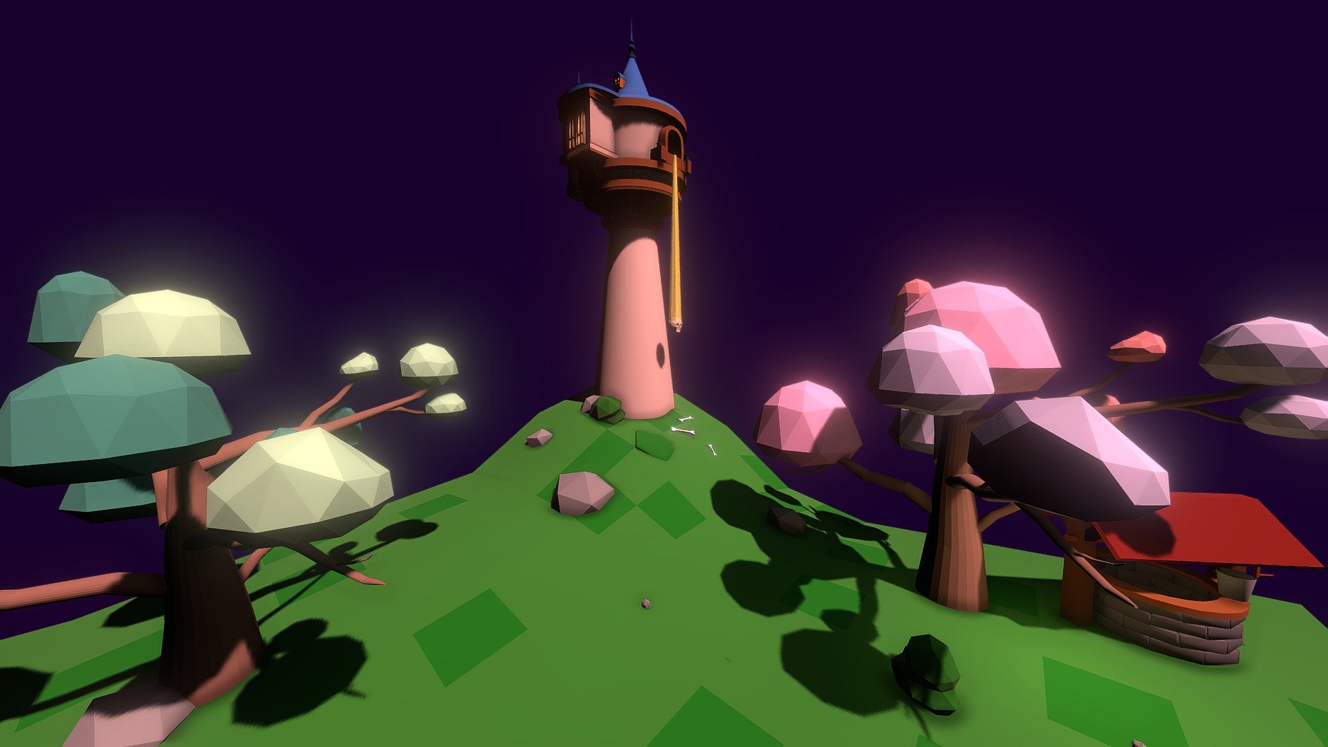 Tower of doom || Tangled - Download Free 3D model by JuliaIce [261cec9 ...