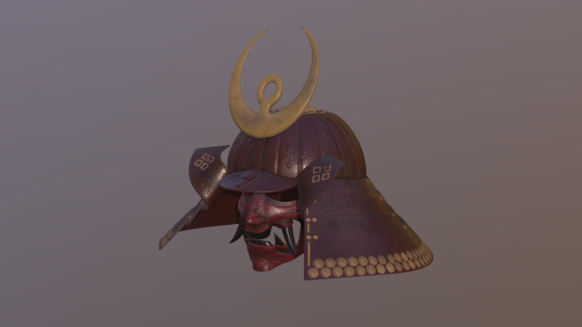 Kabuto Helm - Download Free 3D model by NColetti [261dc77] - Sketchfab