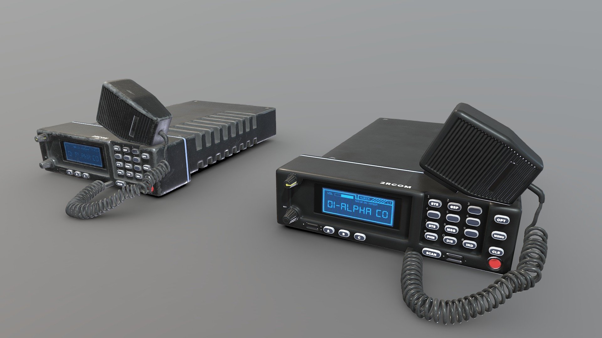 Two Way Mobile Radio - Buy Royalty Free 3D model by Sousinho [261e77f ...