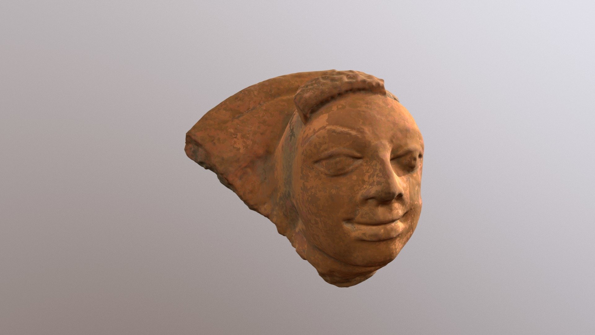 Terracota Brick with Human Effigy (VCU_3D_2146) - Download Free 3D ...