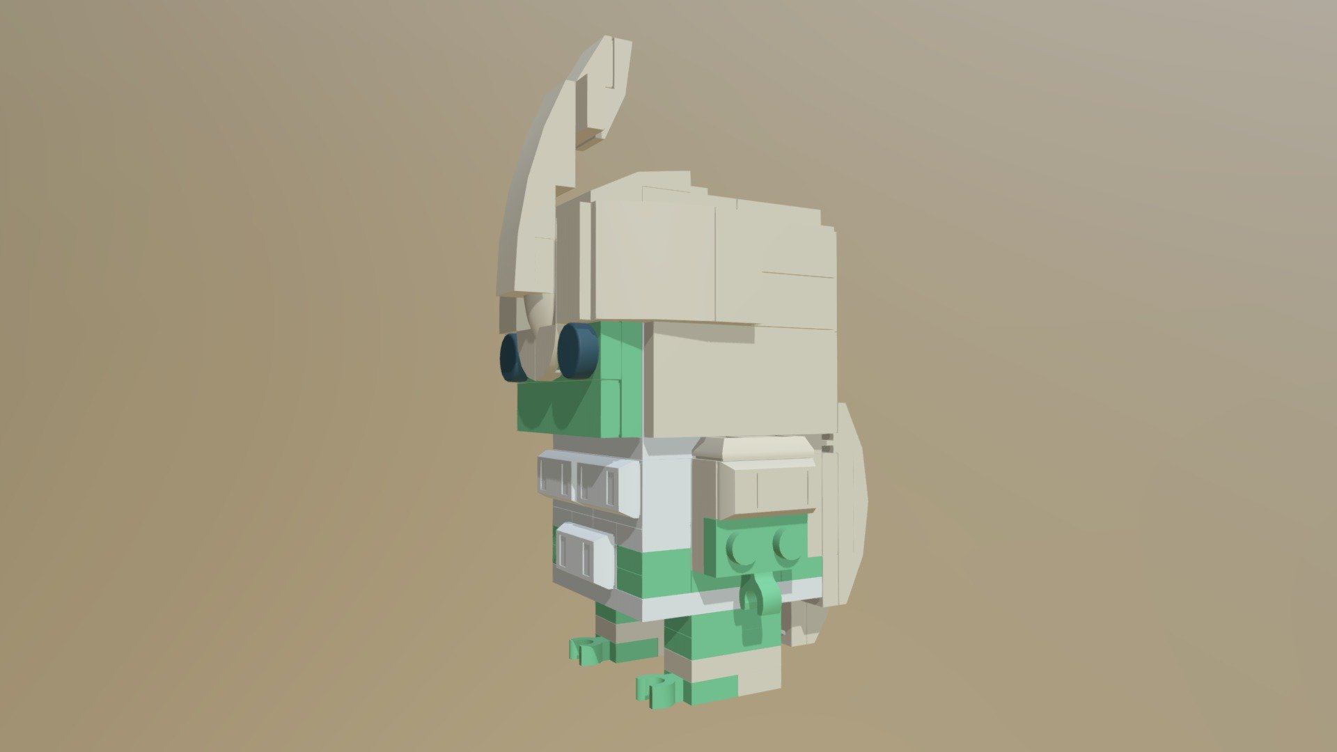 RoA Brickheadz Kragg - 3D model by Aardvark17 [2620342] - Sketchfab
