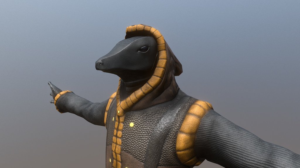 "Crow" Character: Unique Species Game Model - 3D model by xweert123 ...