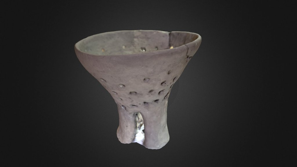 Three legs neolithic strainer - Download Free 3D model by Istvan Dobo ...