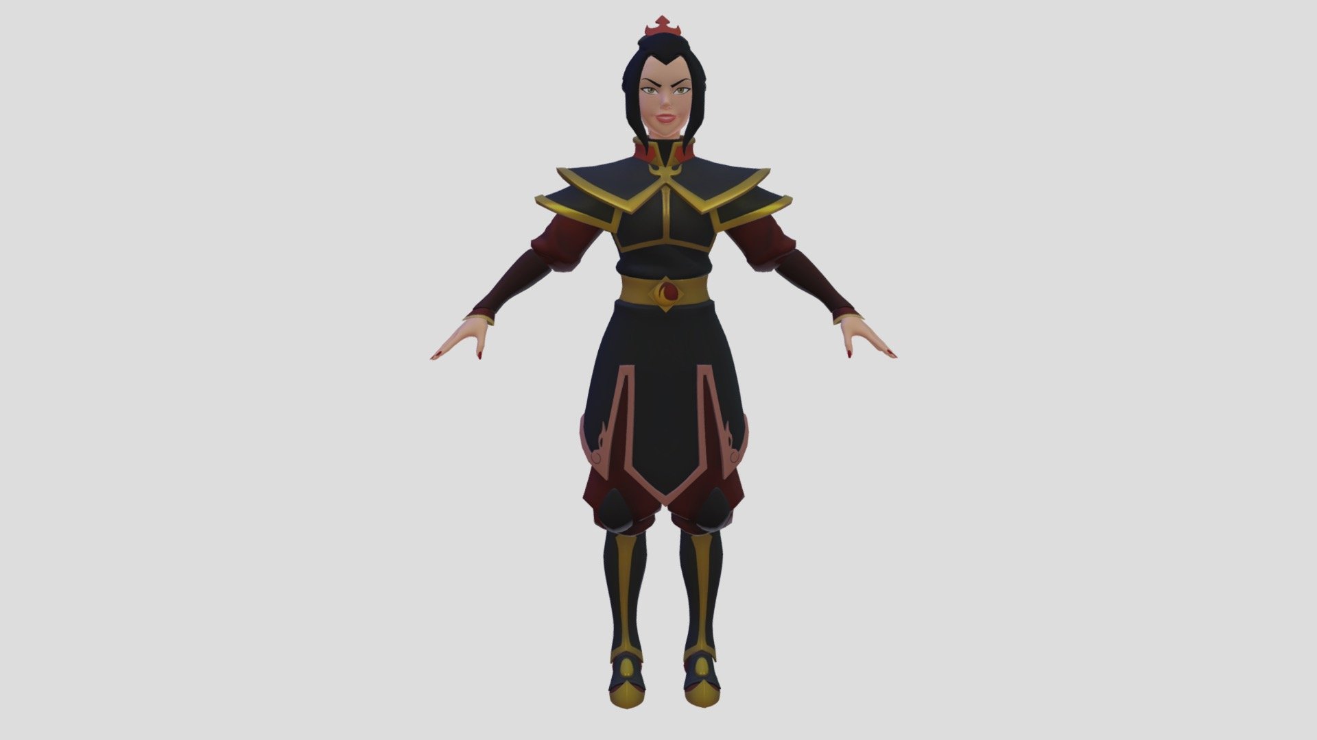 Nickelodeon All-Star Brawl 2 - Azula - Download Free 3D model by SMF ...